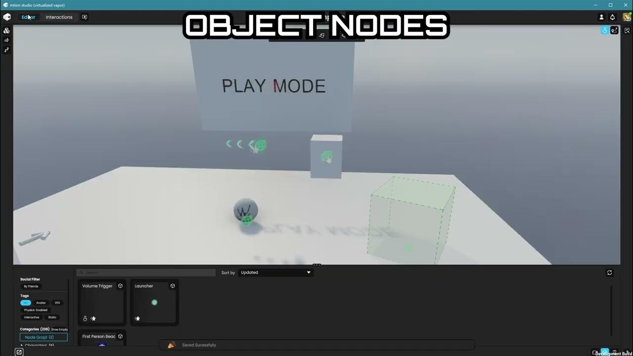 OBJECT NODES | mtion Play Test - YouTube
