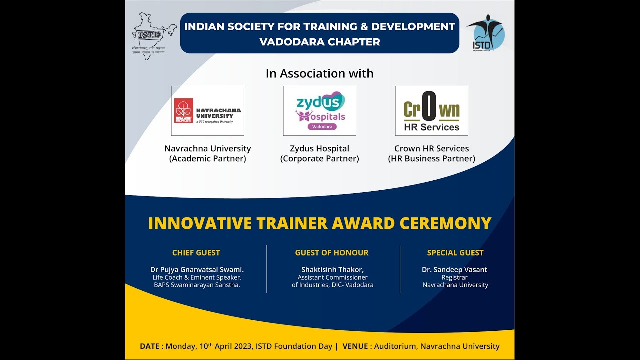 INNOVATIVE TRAINER AWARD CEREMONY - YouTube
