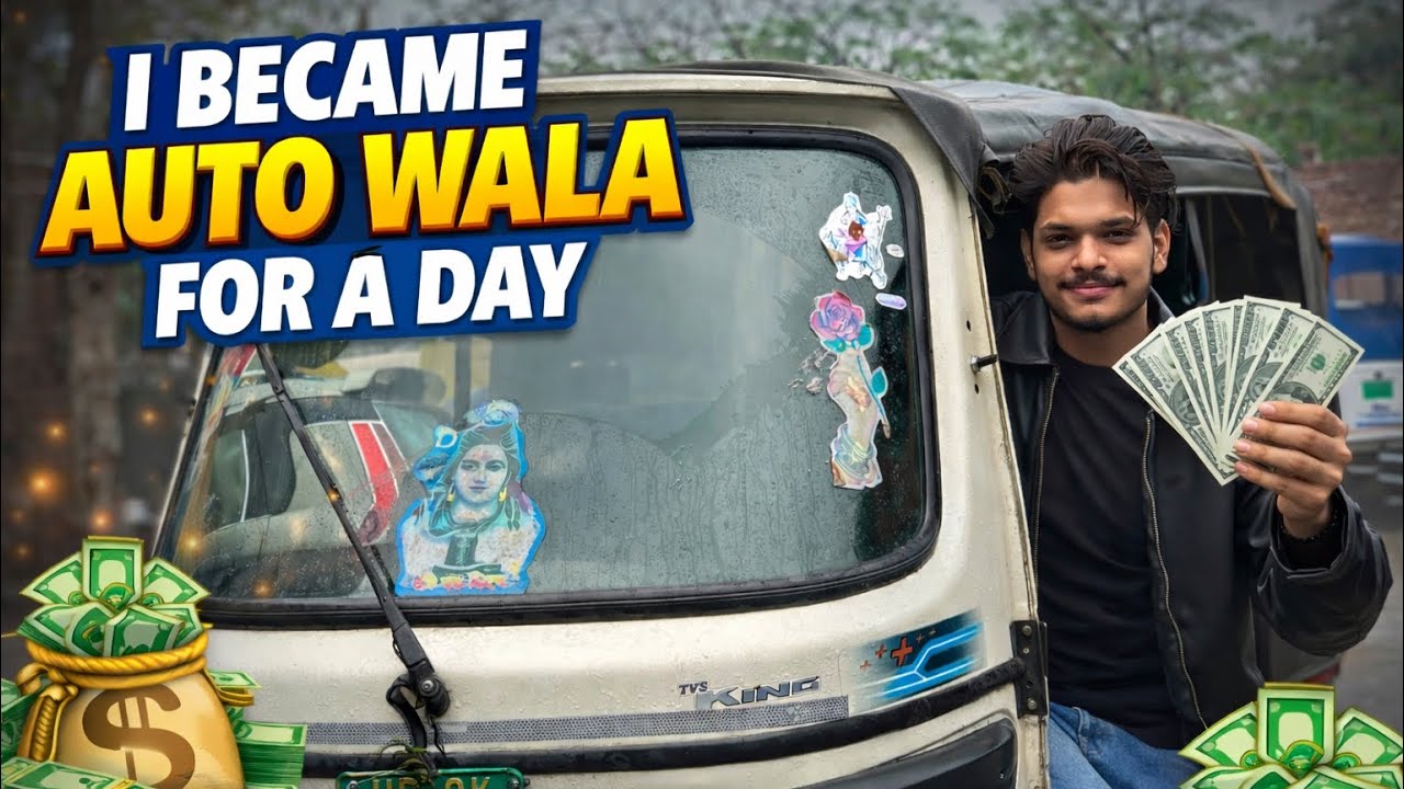 I BECAME AUTO WALA FOR A DAY 😱 - YouTube
