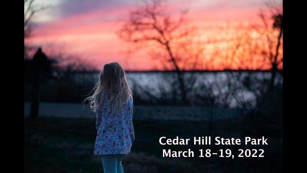 Cedar Hill State Park - Camping March 2022 - YouTube