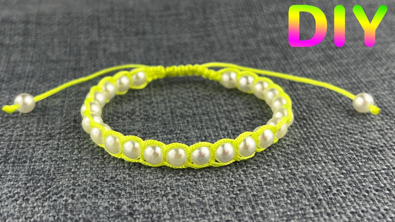 DIY Your Beaded Bracelet Tutorial | How to Make Bracelet with Beads ...