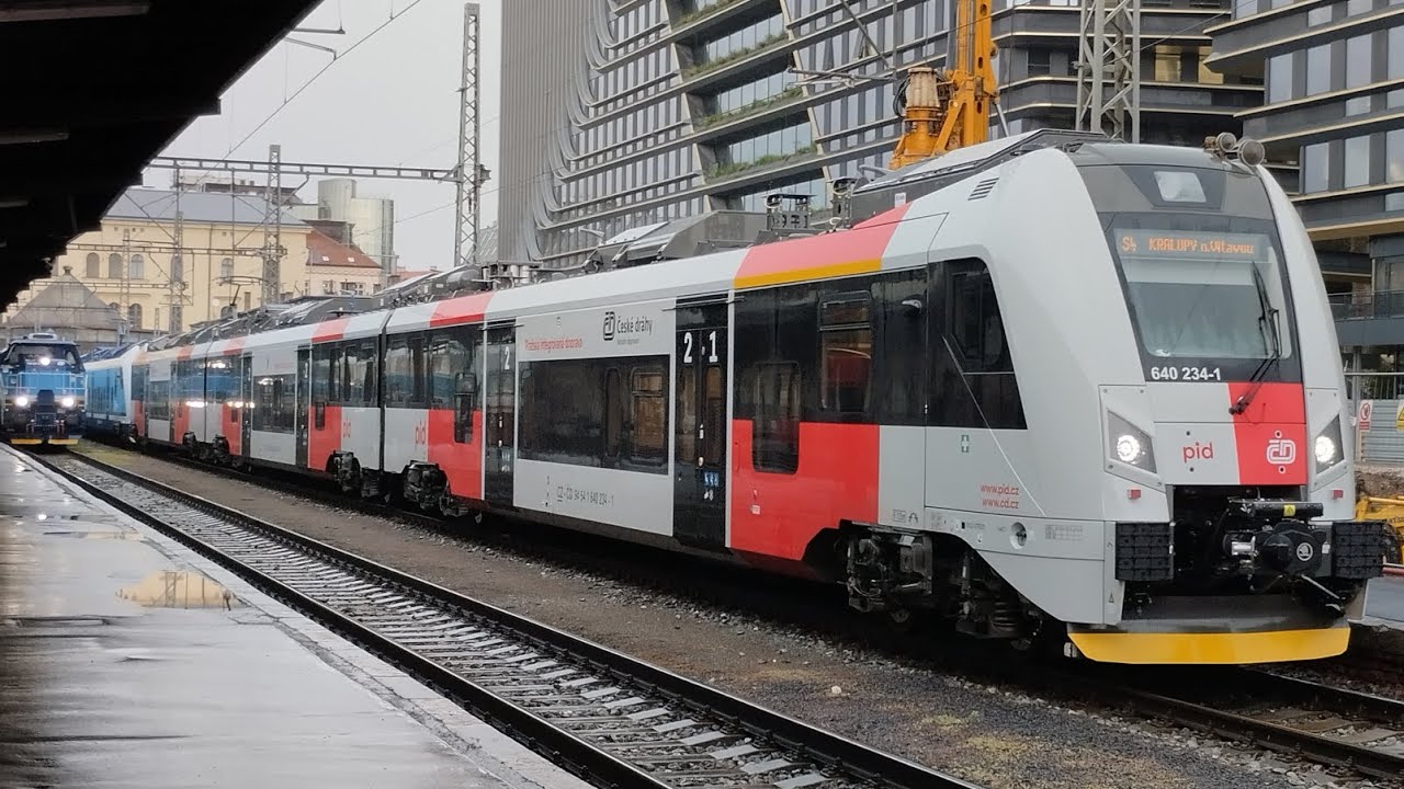 Pid Regiopanter 640.234 + ČD Regiopanter 640.231 na Praha-Sedlec a ...
