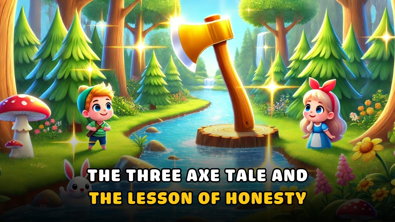 The Three Axe Tale and the Lesson of Honesty - Children's Farm - YouTube