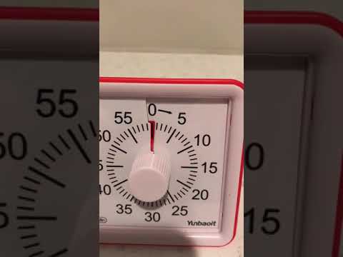 Yunbaoit 60-minute Visual Analog Timer - YouTube