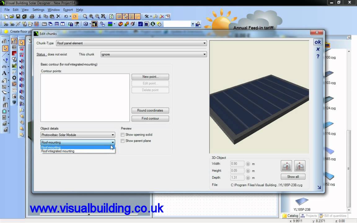 Visual Building: Create New Solar Panel - YouTube