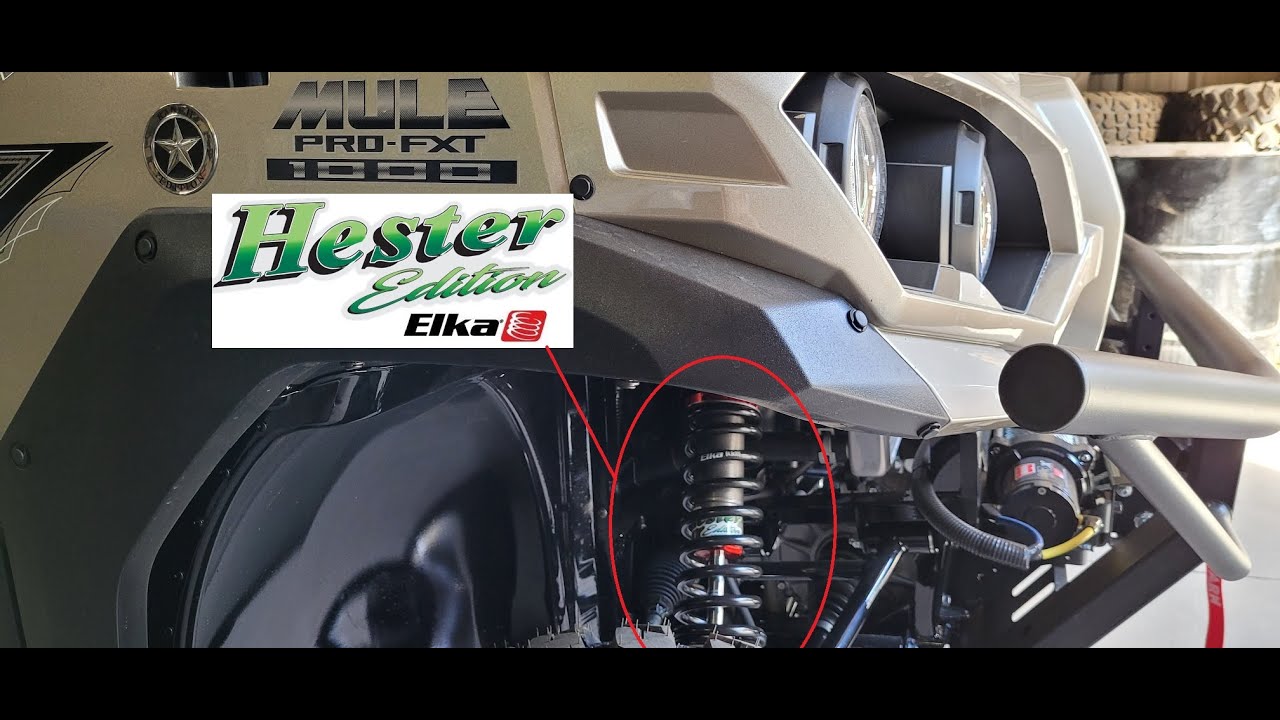Hester Edition Elka shock packages for Kawasaki Mule Pro F 1000 Models ...