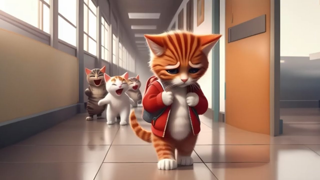 Sad cats being bullied - YouTube
