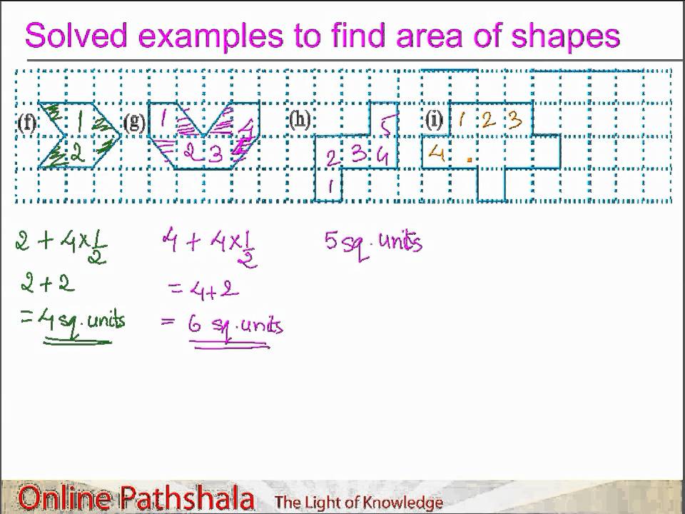 Ch10_12 Measuring area for various shapes CBSE MATHS - YouTube