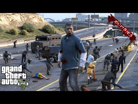 GTA 5 - FRANKLIN Become A ZOMBIE || Part 35 || GTA 5 MODS