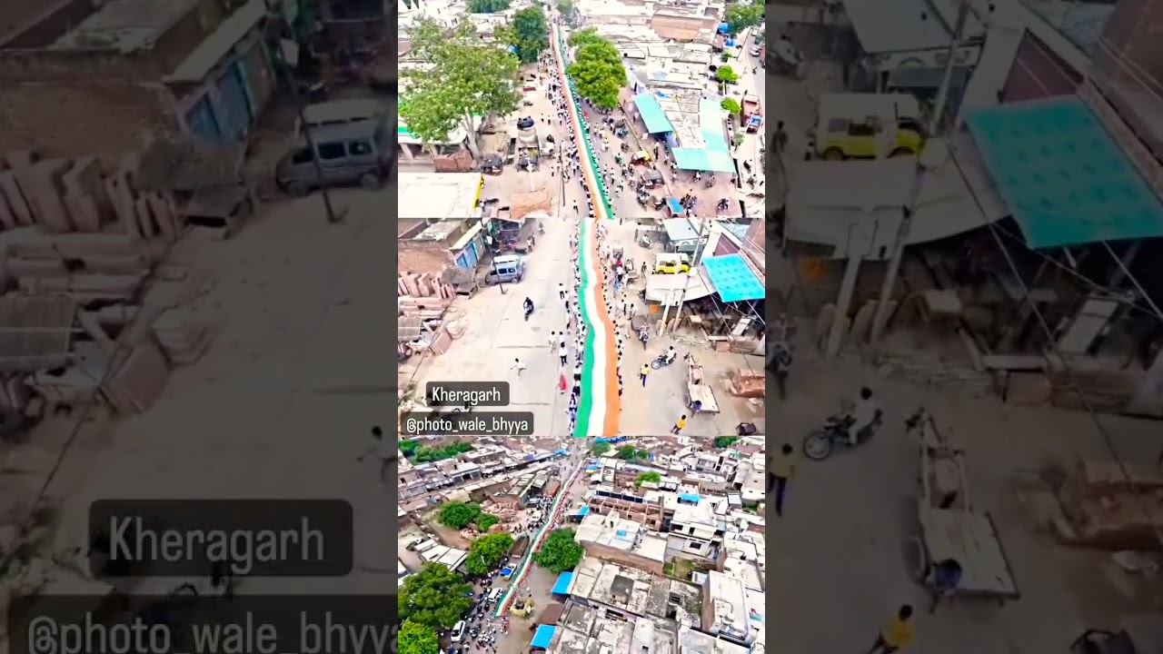 🚩🚩 Kheragarh me nikali gai 300 fit ki bhavya tiranga Yatra 🚩🚩 - YouTube