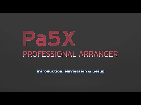 Pa5X Türkçe Kullanma Kılavuzu 1. Bölüm: Giriş, Navigasyon ve Setup