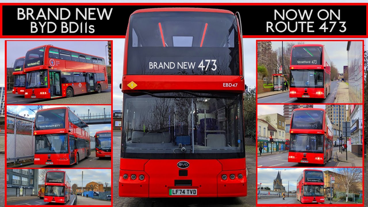 *BRAND NEW* BYD BD11s Now On Route 473 (London Bus Changes EXPLAINED ...