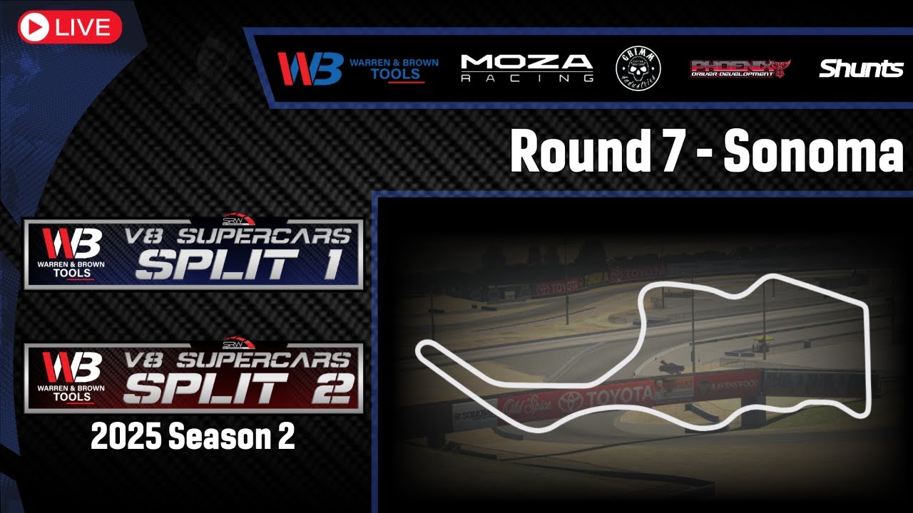 LIVE II Warren & Brown Tools II V8 Supercars Series II 2025 II S2 R7 II ...
