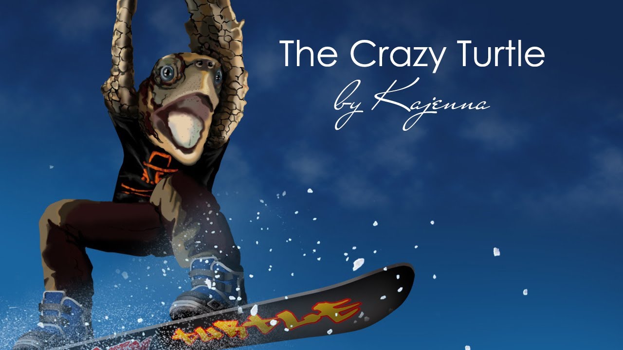The Crazy Turtle. Speed Painting / by Kajenna - YouTube