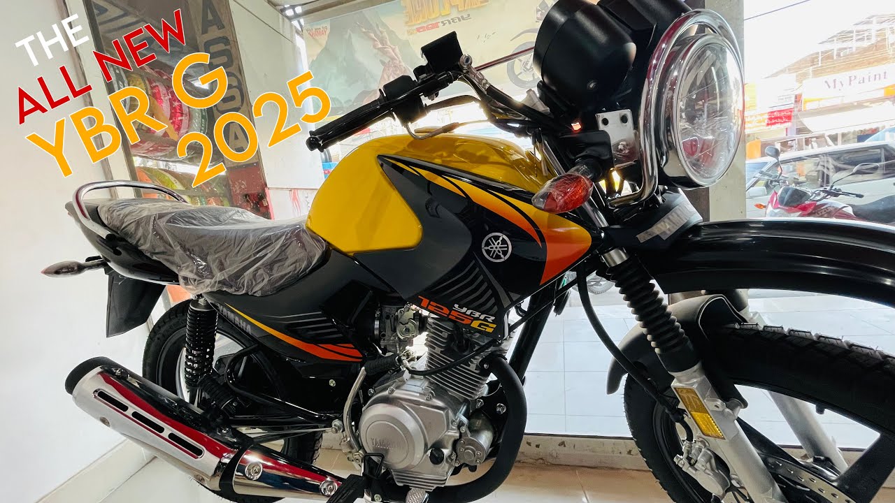 YAMAHA YBR G 2025 YELLOW FIRST LOOK & DETAILED REVIEW - YouTube