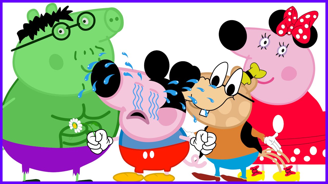 Peppa pig New episodes se Disfraza I George Crying I Hulk Goofy Mickey ...