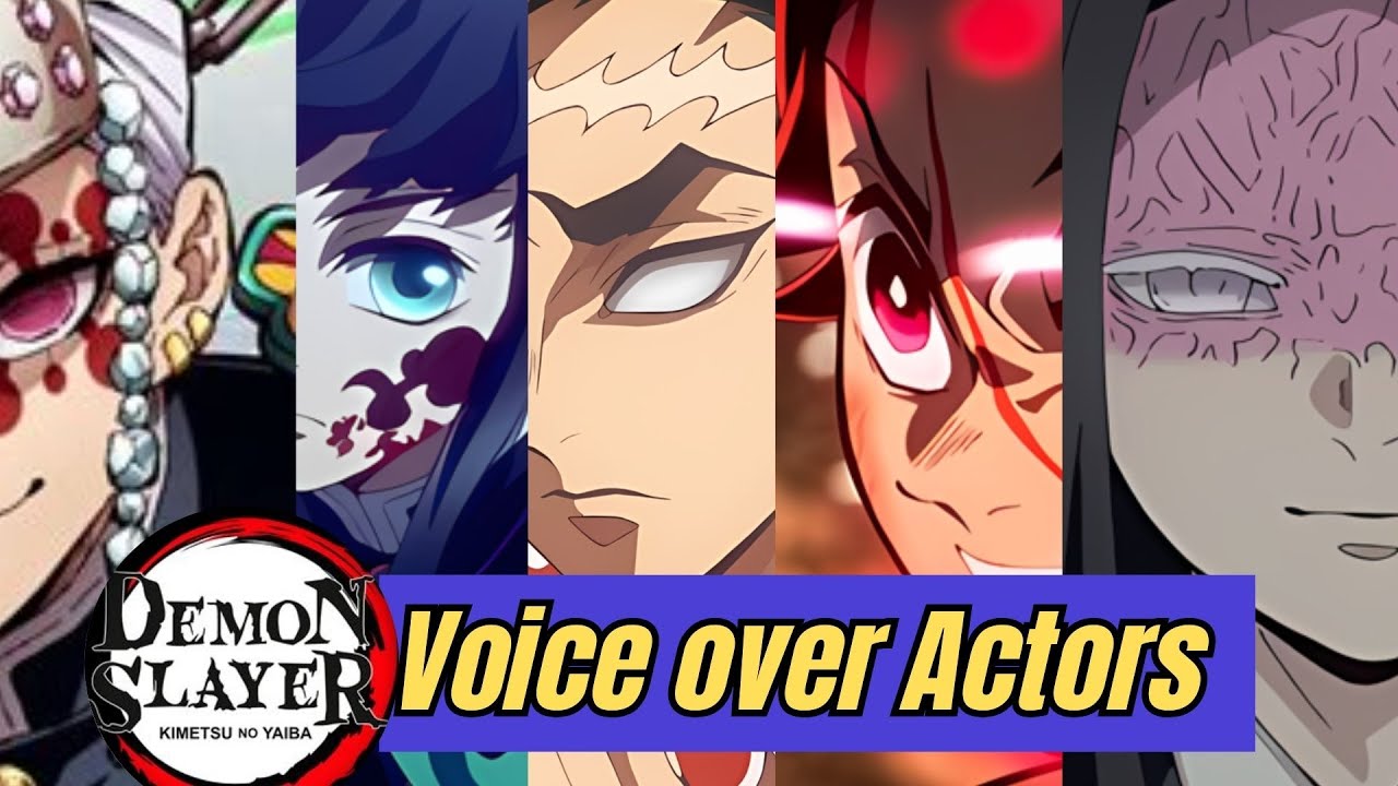 Demon Slayer Voice over Actors - YouTube