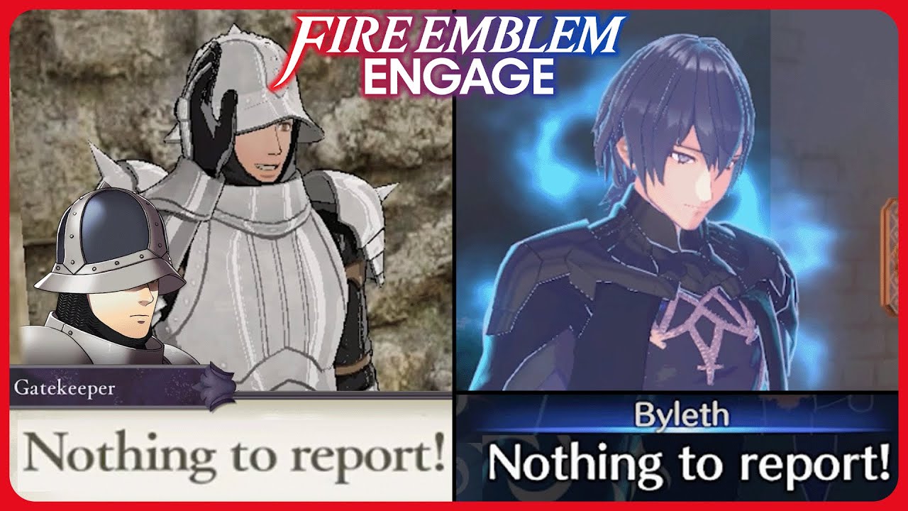 Byleth acts like Gatekeeper - Fire Emblem Engage - YouTube