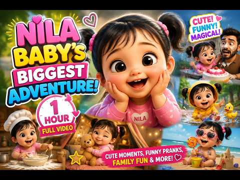 Nila Baby’s BIGGEST 1-Hour Adventure! 🥹💖😂 | Cute, Funny & Magical Baby Moments