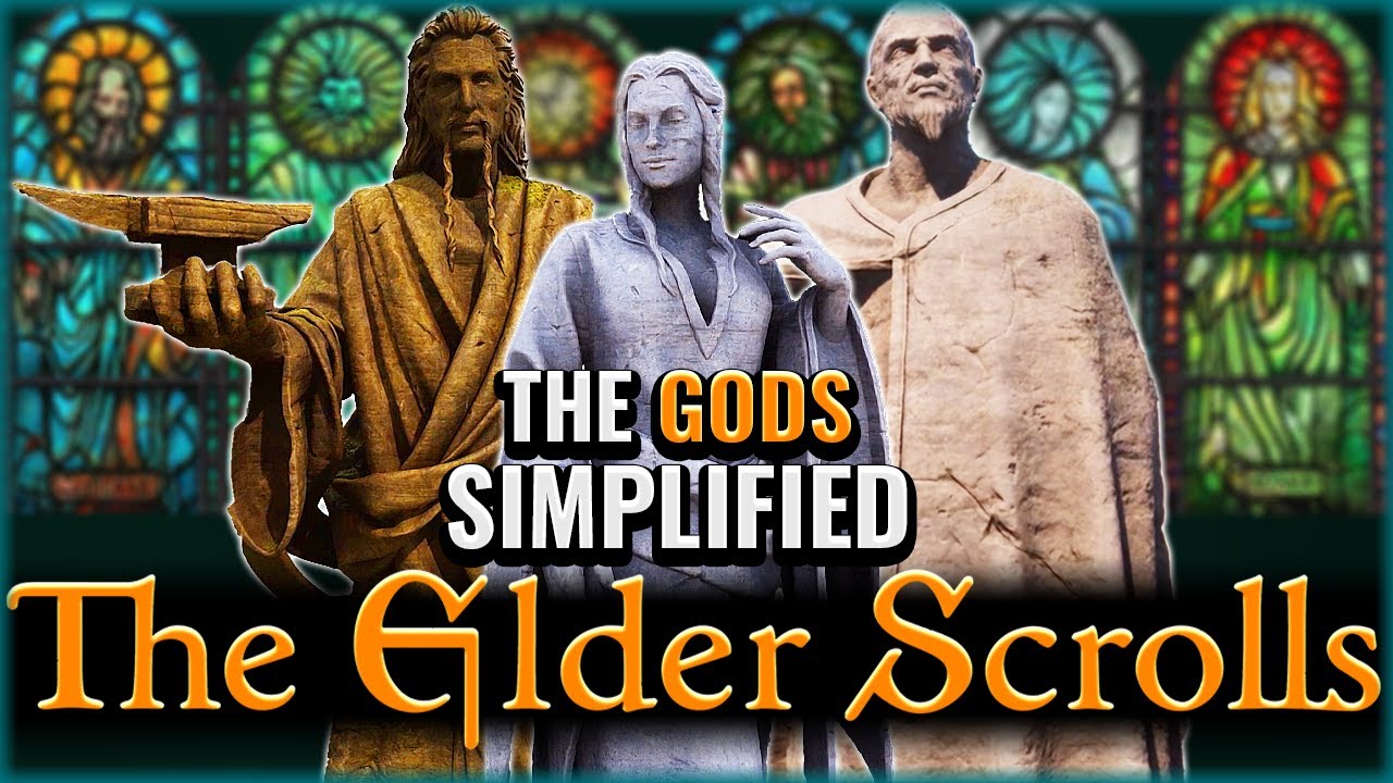 The Elder Scrolls Gods Explained Simply | Aedra and Nine Divine Lore ...