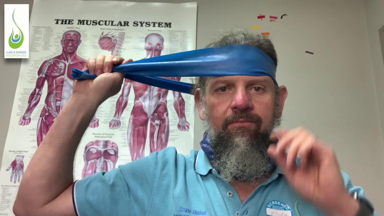 Isometric Cx Lateral flexion (TBand) - YouTube