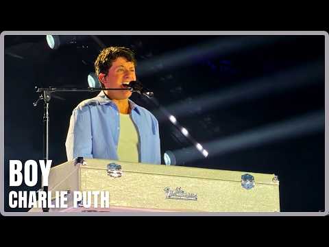 Charlie Puth - BOY (LIVE) (4K) - Seattle, WA - WaMu Theater