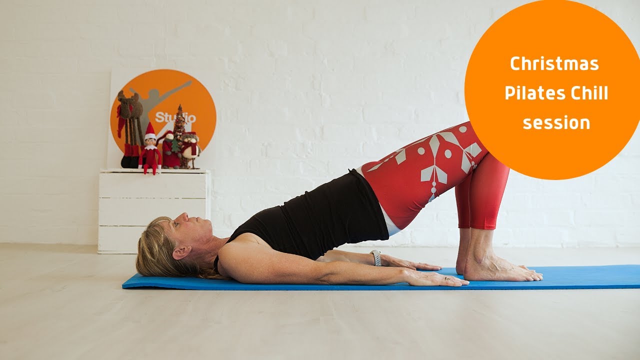 5 minute Pilates workout for you at Christmas - YouTube