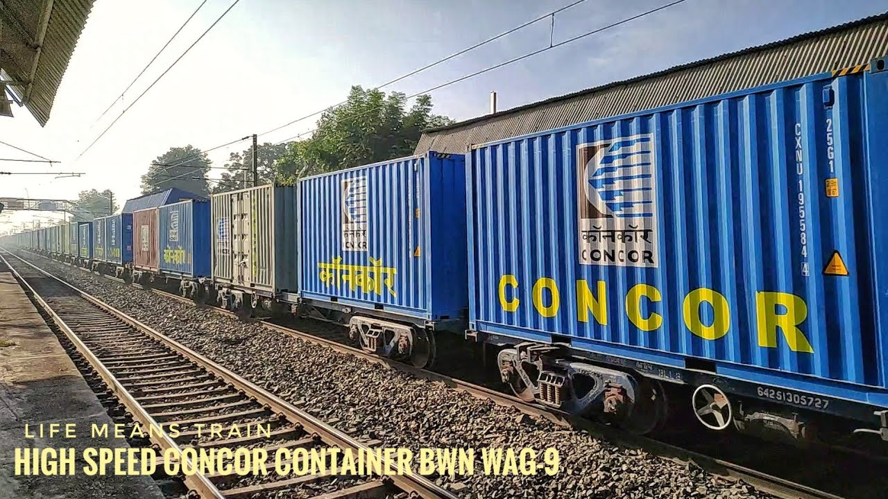 EARLY MORNING SPEEDY CONCOR CONTAINERS WITH ER GREEN GOBLIN WAG-9 ...