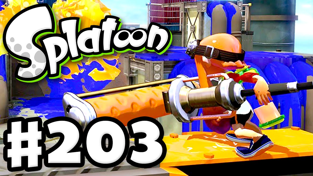 Splatoon - Gameplay Walkthrough Part 203 - Splat Zones Practice with ...