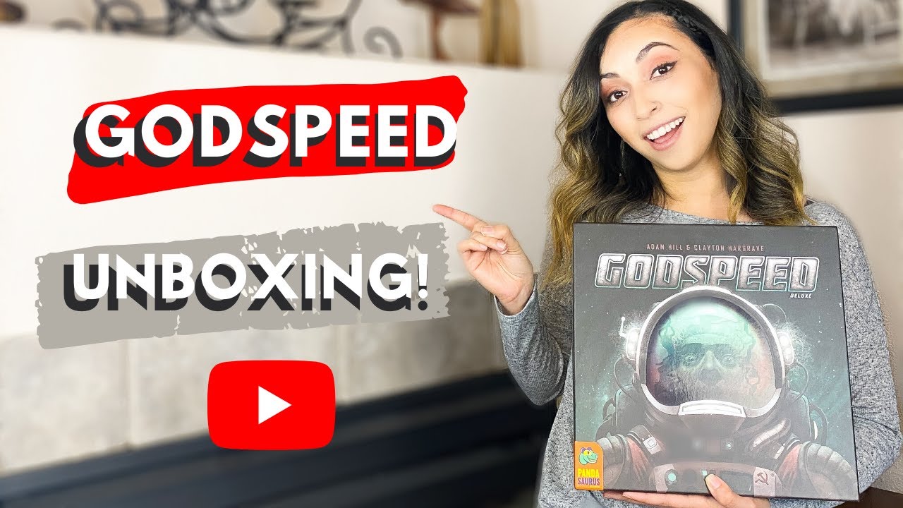 Unboxing GODSPEED board game the deluxe version by Pandasaurus games ...