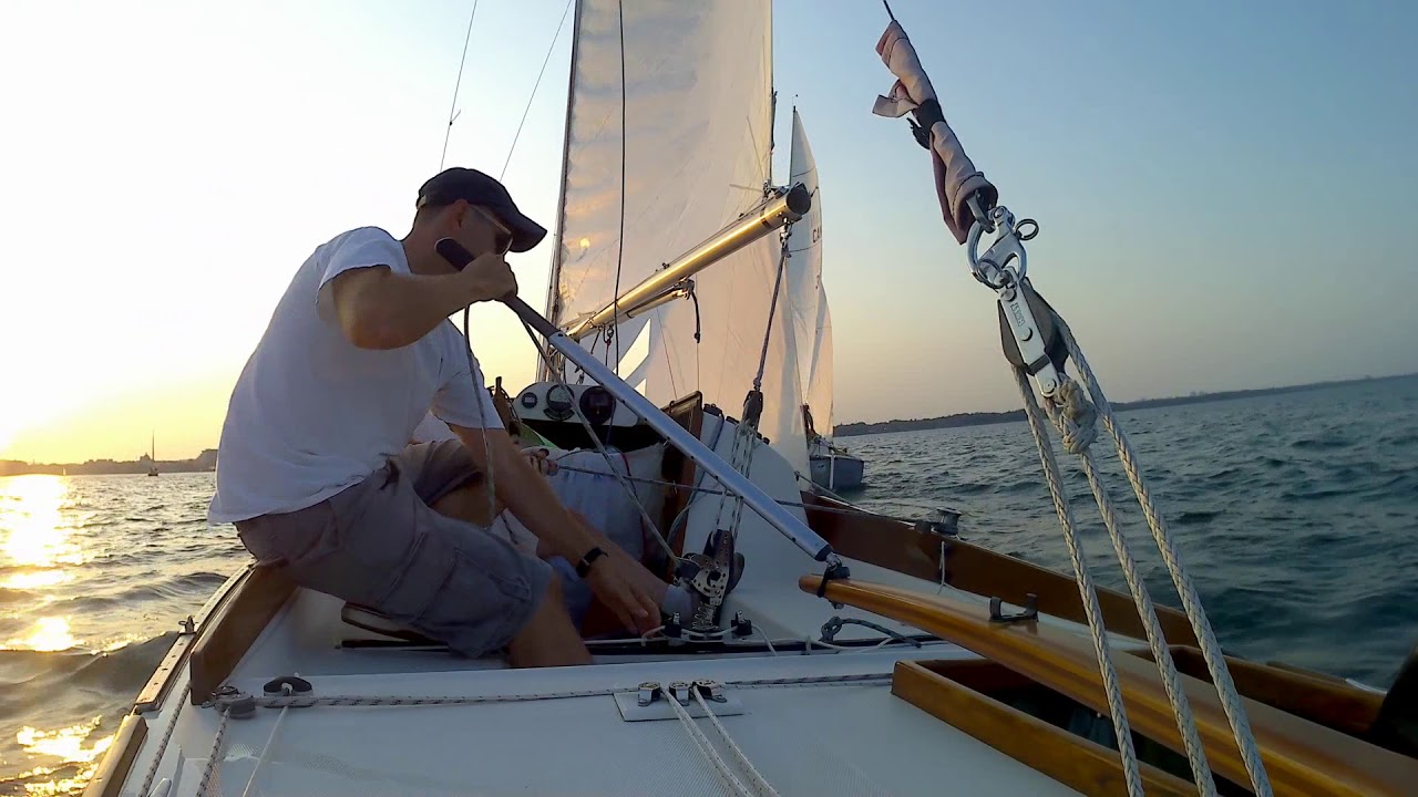 Shark 24 Club Race Aug 8th Finish 2 - YouTube