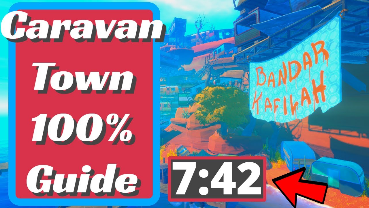 Caravan Town 100% Guide All Notes And Blueprints - Raft - YouTube