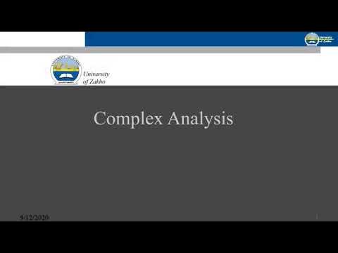 Complex analysis : lectures 10 - YouTube