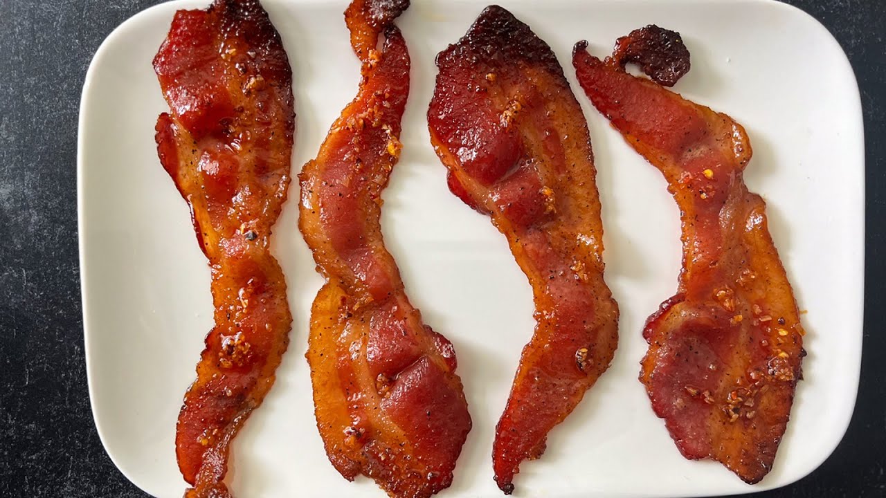 Brown Sugar Oven-Roasted Bacon Recipe - YouTube