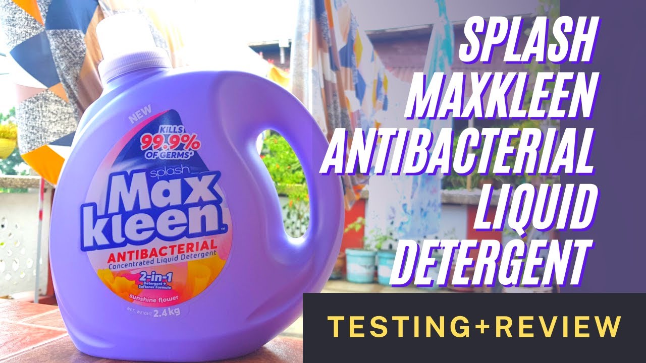 SPLASH MAXKLEEN 2in1 ANTIBACTERIAL LIQUID DETERGENT & FABRIC SOFTENER ...