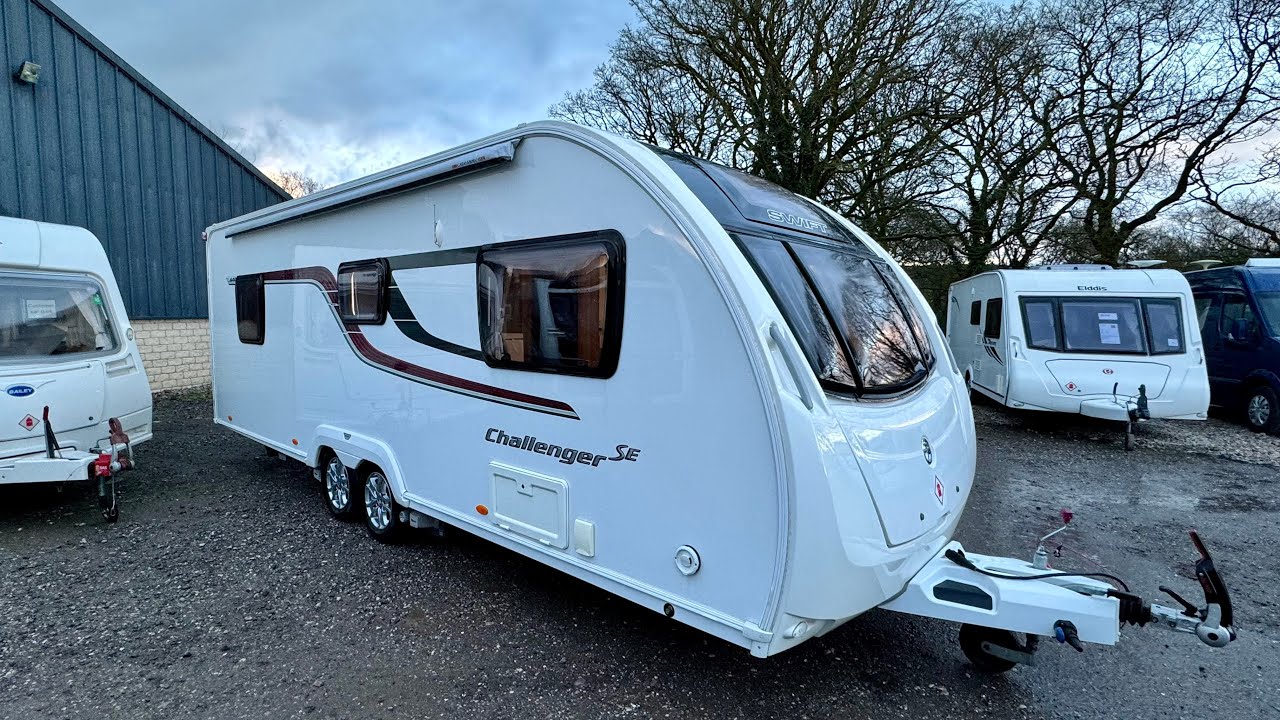 2015 Swift Challenger SE 640 End island bed. - YouTube