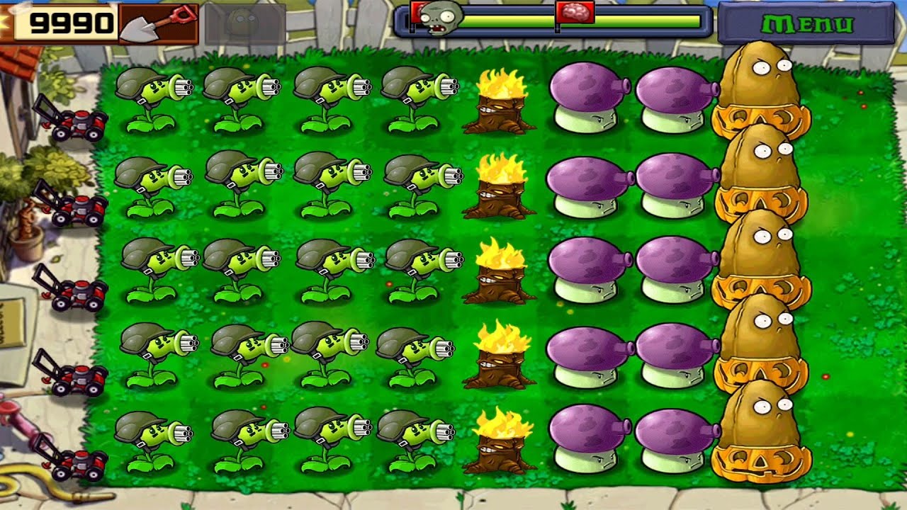Plant vs Zombie • Mini-Games: ZomBotany 1 • Full Walkthrough HD [ 1080p ...