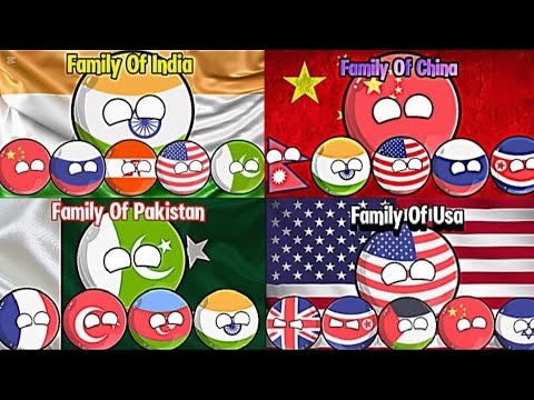 Countries family completion | Countries Family | #countryballs #family ...