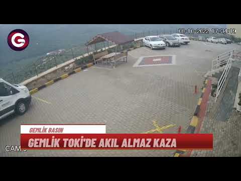 GEMLİK TOKİ'DE AKIL ALMAZ KAZA