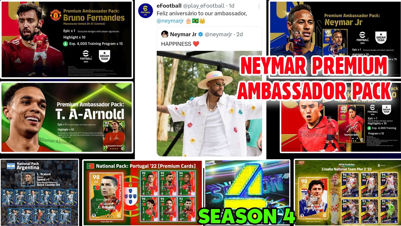 Neymar Jr Upcoming Premium Ambassador Pack and New Premium and Power ...