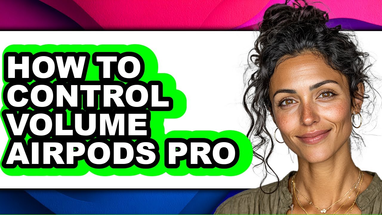 How to Control Volume Airpods Pro (easy Method) - YouTube