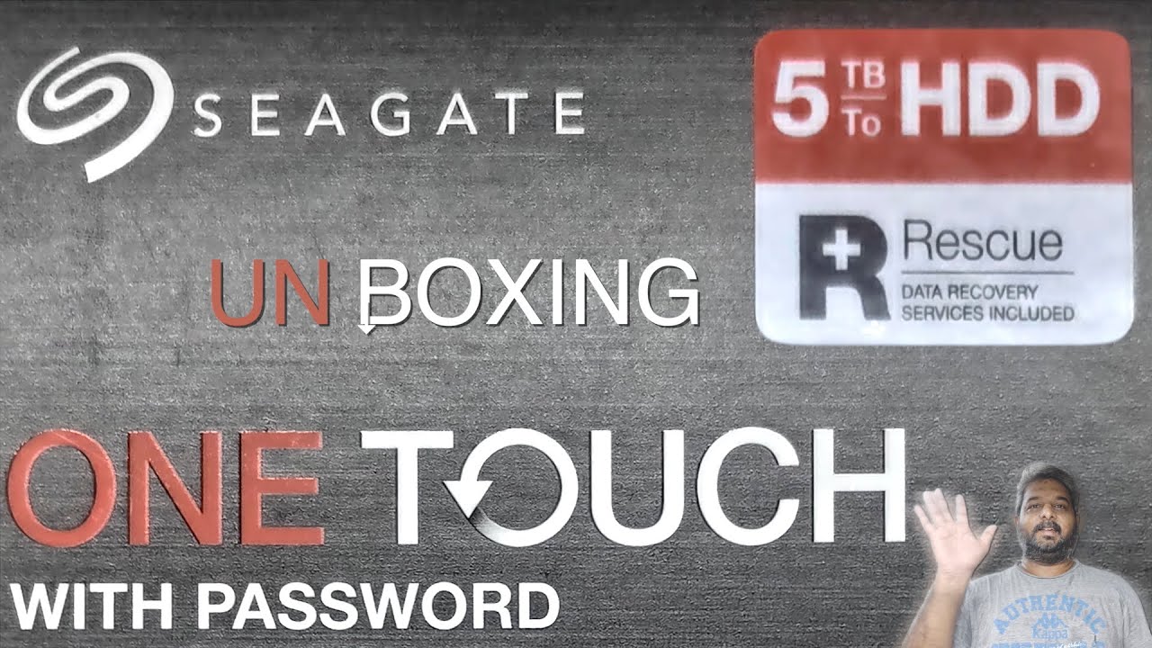 Seagate 5TB one touch HDD - Unboxing - YouTube