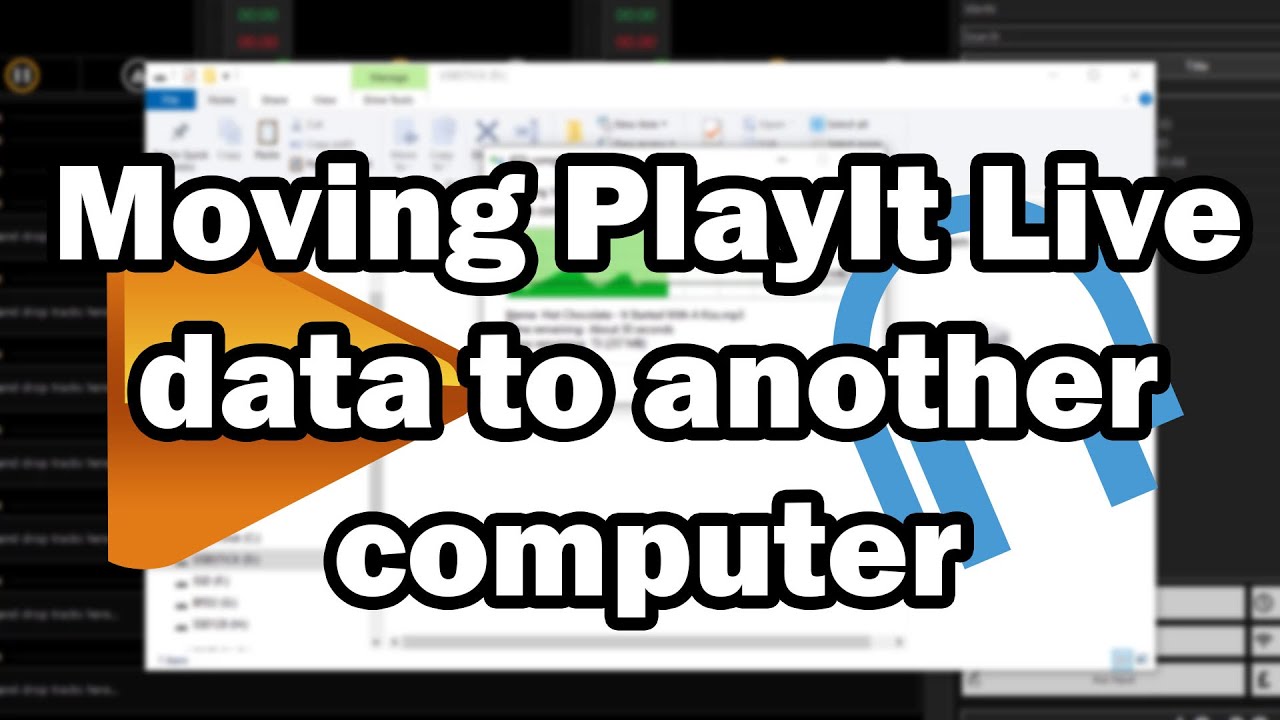 "Moving PlayIt Live data to another computer" by PlayIt Software - YouTube