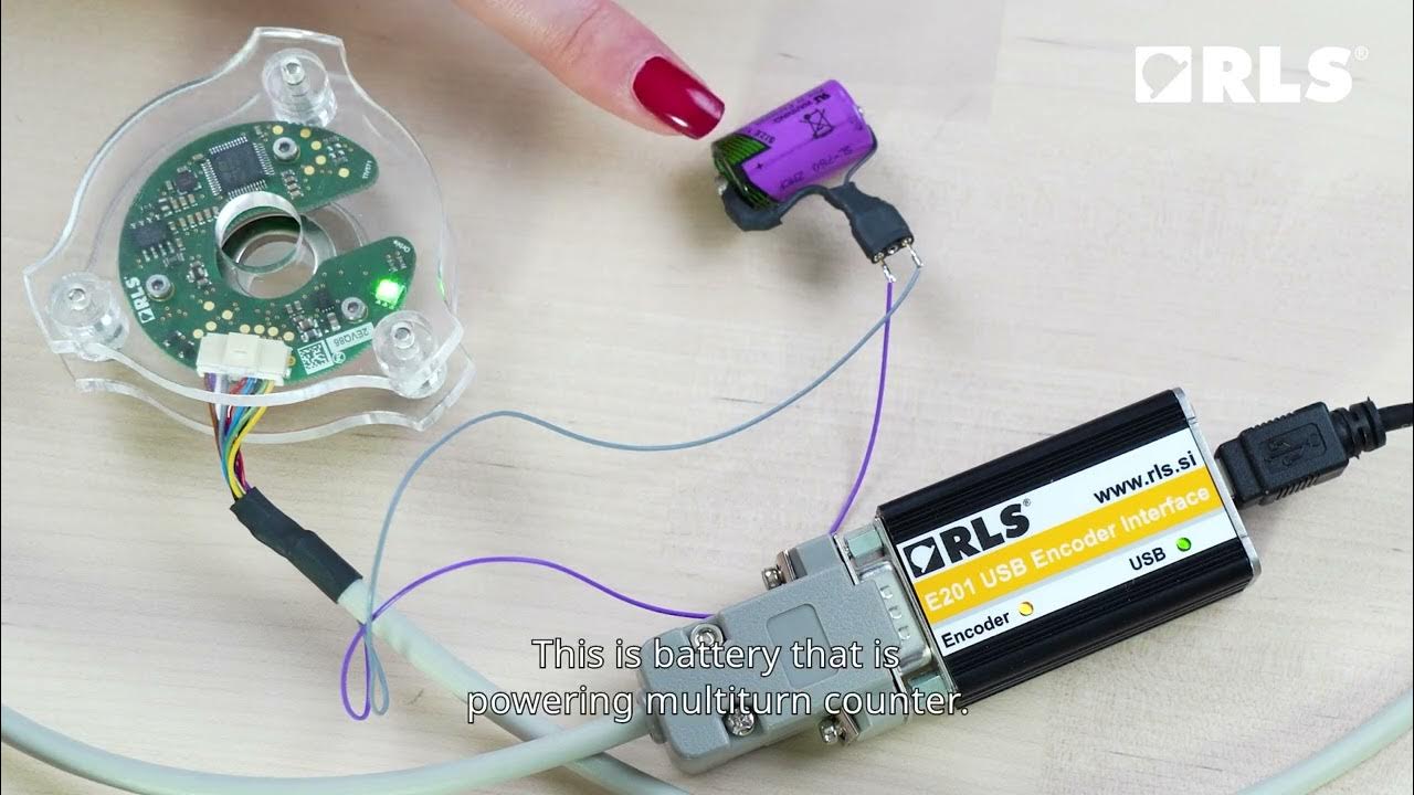 Orbis magnetic encoders: Demonstration of battery-backup multi-turn option - YouTube
