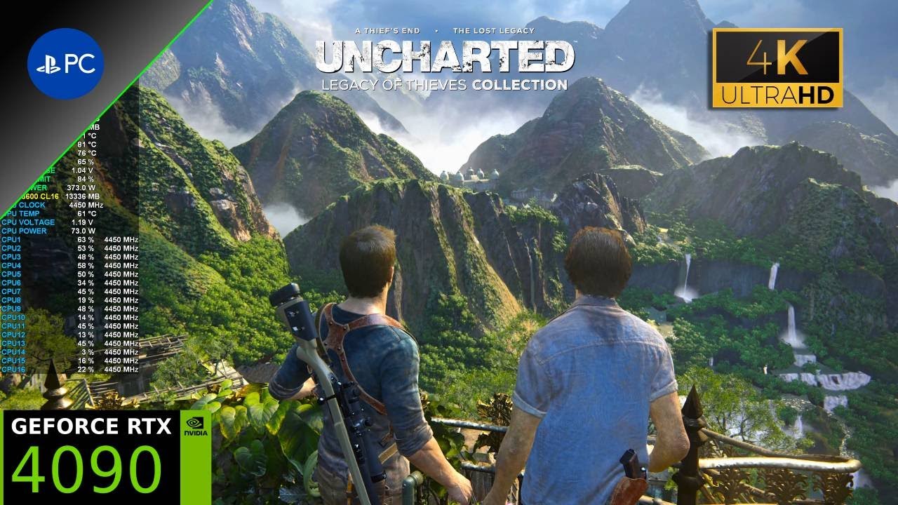UNCHARTED: Legacy Of Thieves Collection | 4K RTX 4090 | Ryzen 7 5800X3d ...