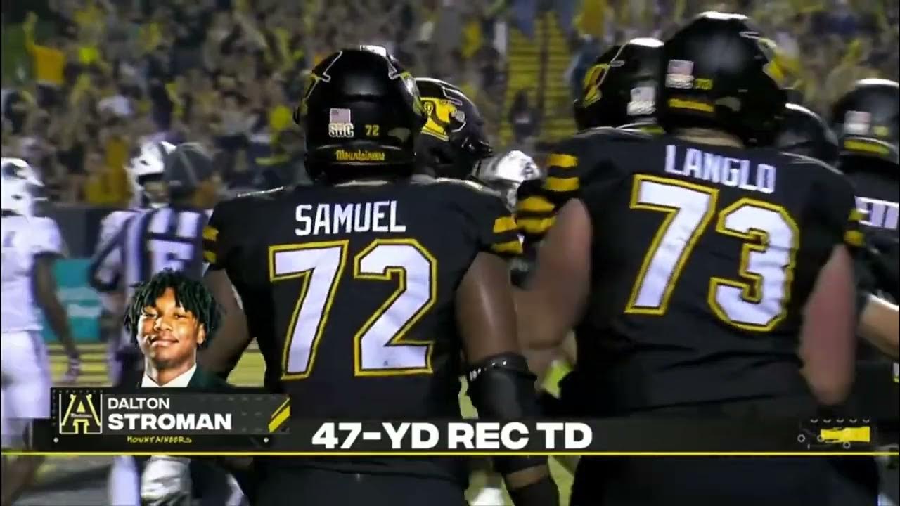 Appalachian State ends the first half with a 47 Yard Hail Mary touchdown vs South Alabama 😱 ...