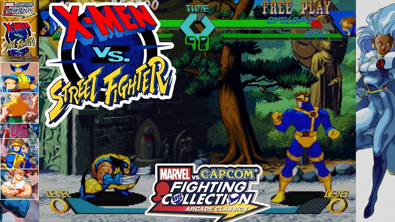 X-Men vs Street Fighter - Arcade Playthrough [Marvel vs Capcom Fighting ...