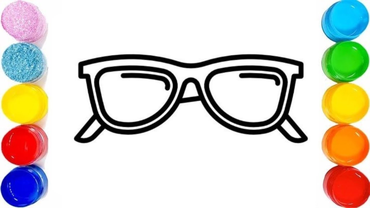 how to draw Goggles easy for kids and toddlers - YouTube