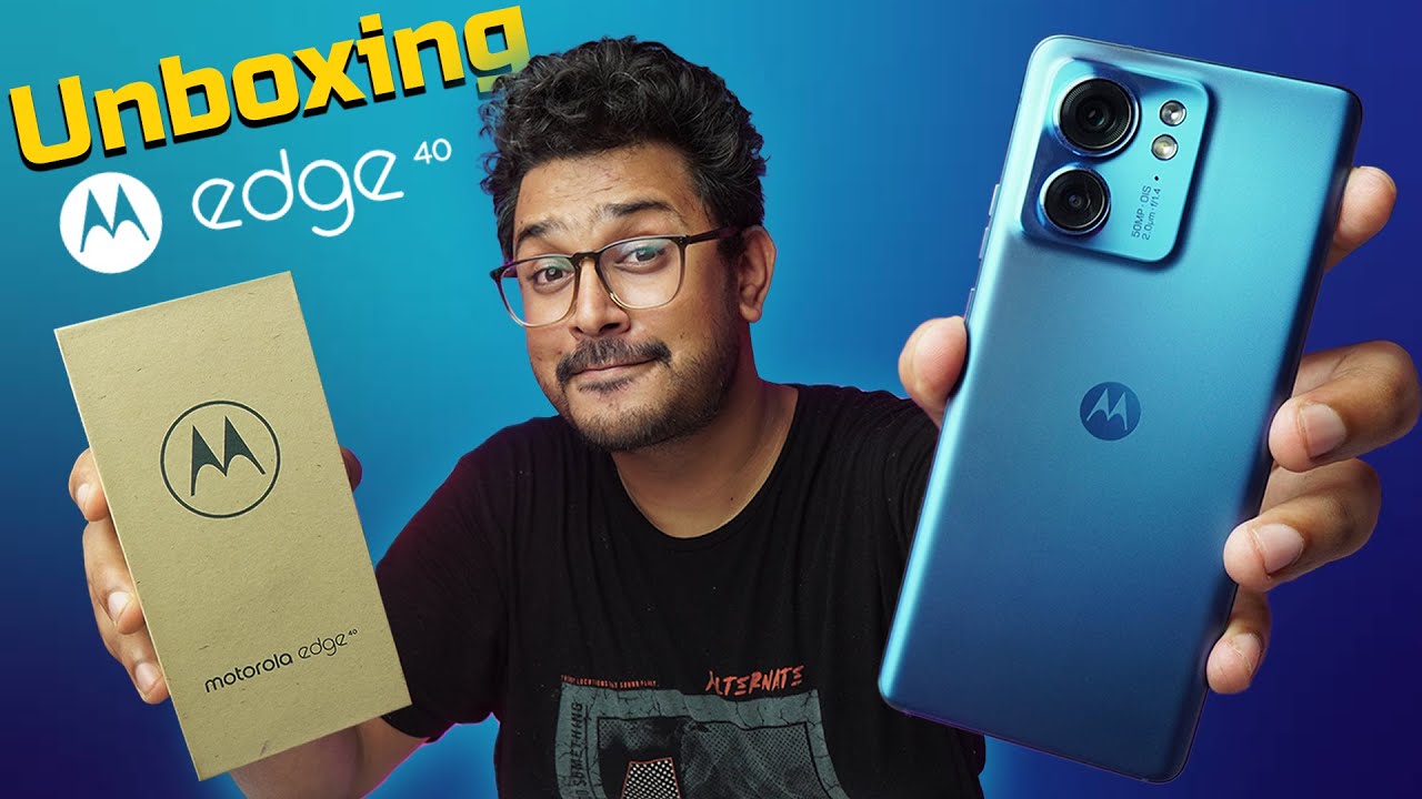 Motorola Edge 40 Unboxing in ಕನ್ನಡ⚡Dimensity 8020,144hz 10Bit P-OLED ...