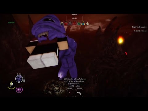 BUFF AO ONI EATING EVERYONE (PILLAR CHASE 2) - YouTube